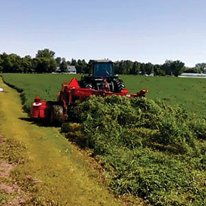 Header Reverser Unplugs Grass, Hay or Forage - Hygrade Engineering